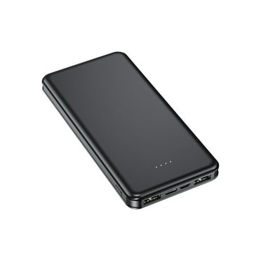 Blackweb Power Bank 10000mAh Portable Battery with LED Readout, Black ...
