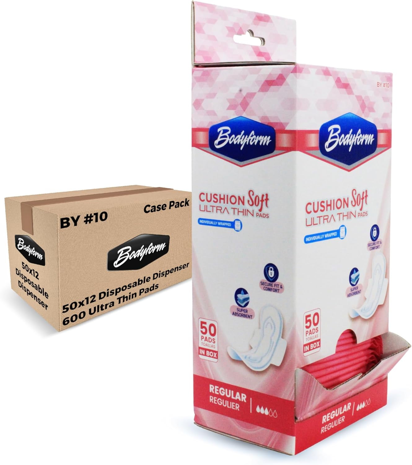 Ultra Thin Sanitary Pads in Easy Disposable Dispenser, Ready to use Dispenser Bulk Buy Case Pack ...