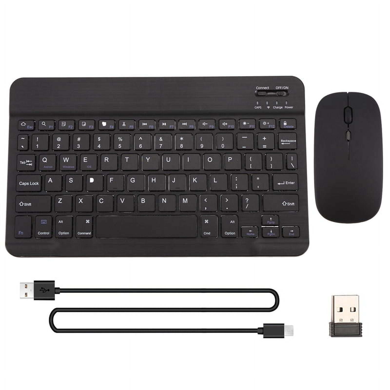 Ultra-Thin Silent Wireless Bluetooth Keyboard and Mouse Set Suitable ...