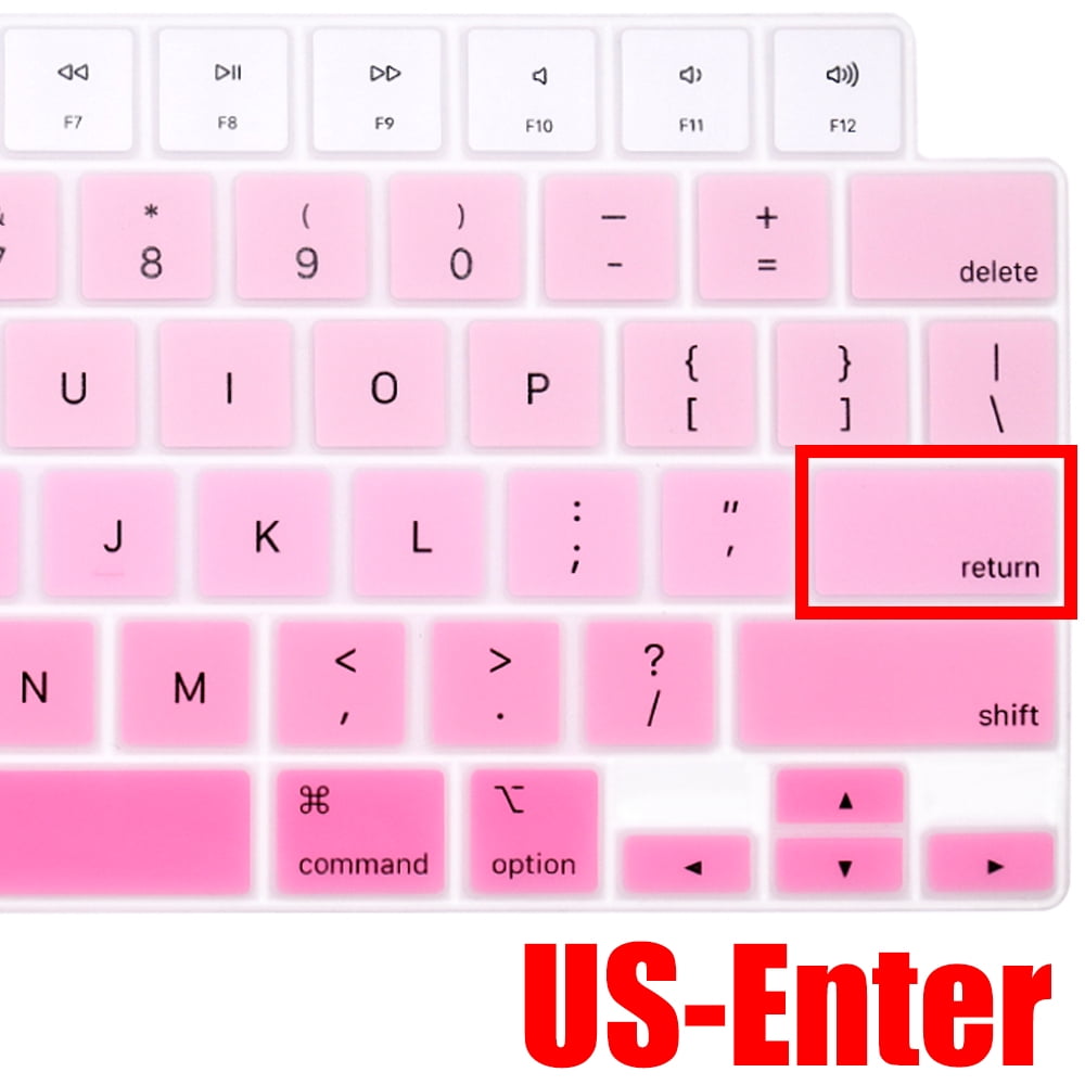 Ultra Thin Silicone Keyboard Cover Skin for MacBook Air & Pro 12/13/14 ...