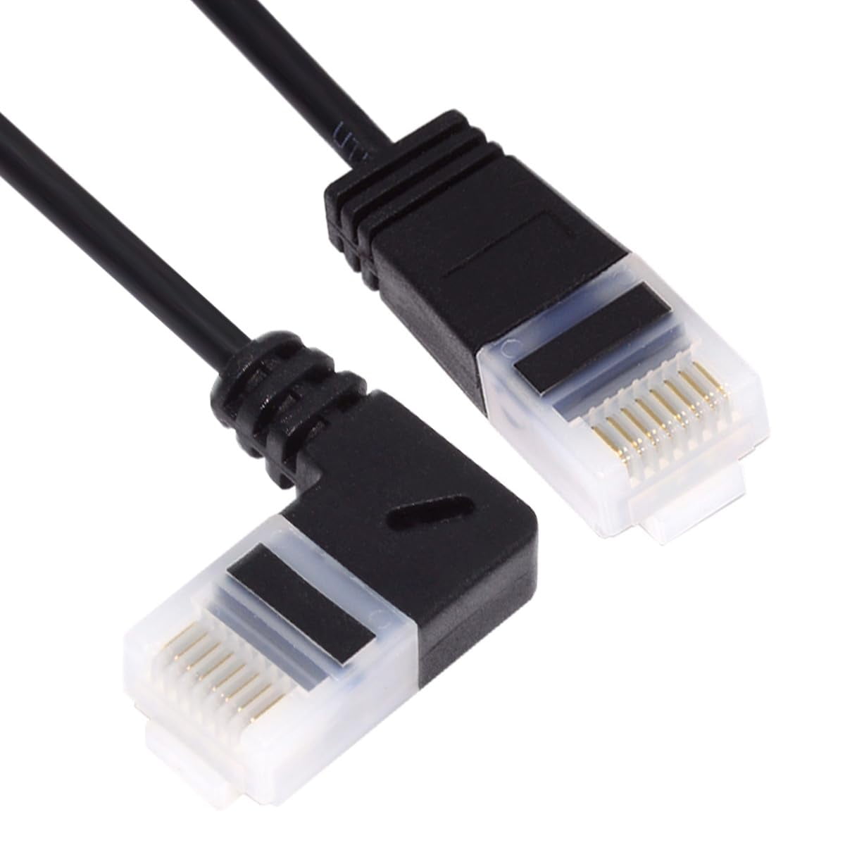 Ultra Thin Slim Cat6 Ethernet Cable RJ45 Right Angled UTP Network Cable ...
