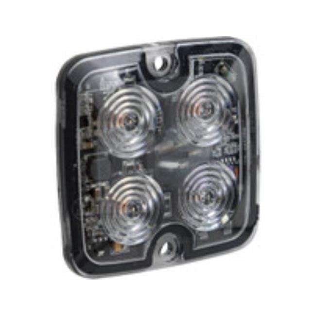 Ultra Thin Square 2 in. LED Strobe Light, Amber - Walmart.com