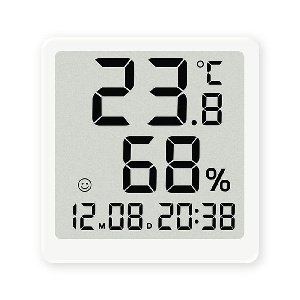 Ultra-Thin Thermometer Hygrometer Electronic Clock with Dry and ...