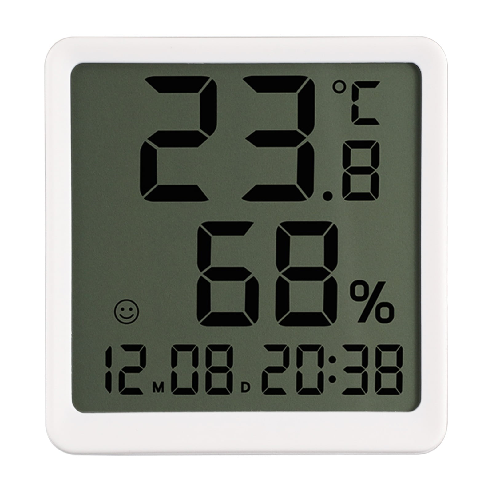 Ultra-Thin Thermometer Hygrometer Electronic Clock Dry And ...