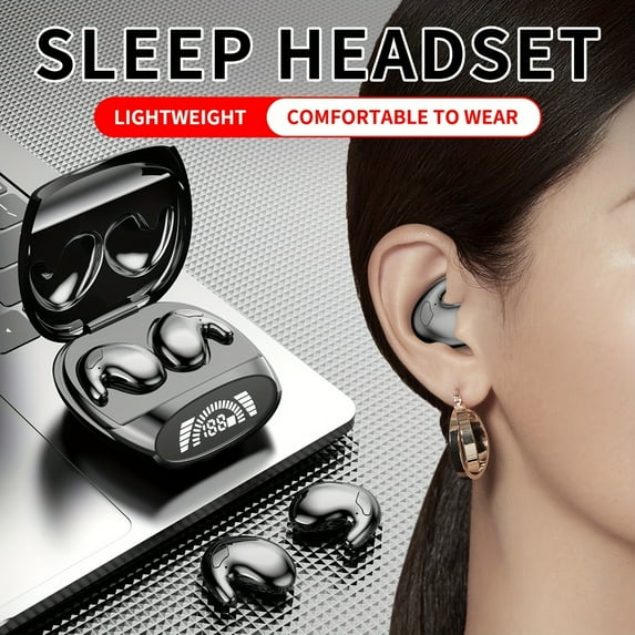 Ultra Thin Wireless Earphones - Long Standby, Sleep Friendly, Exercise ...
