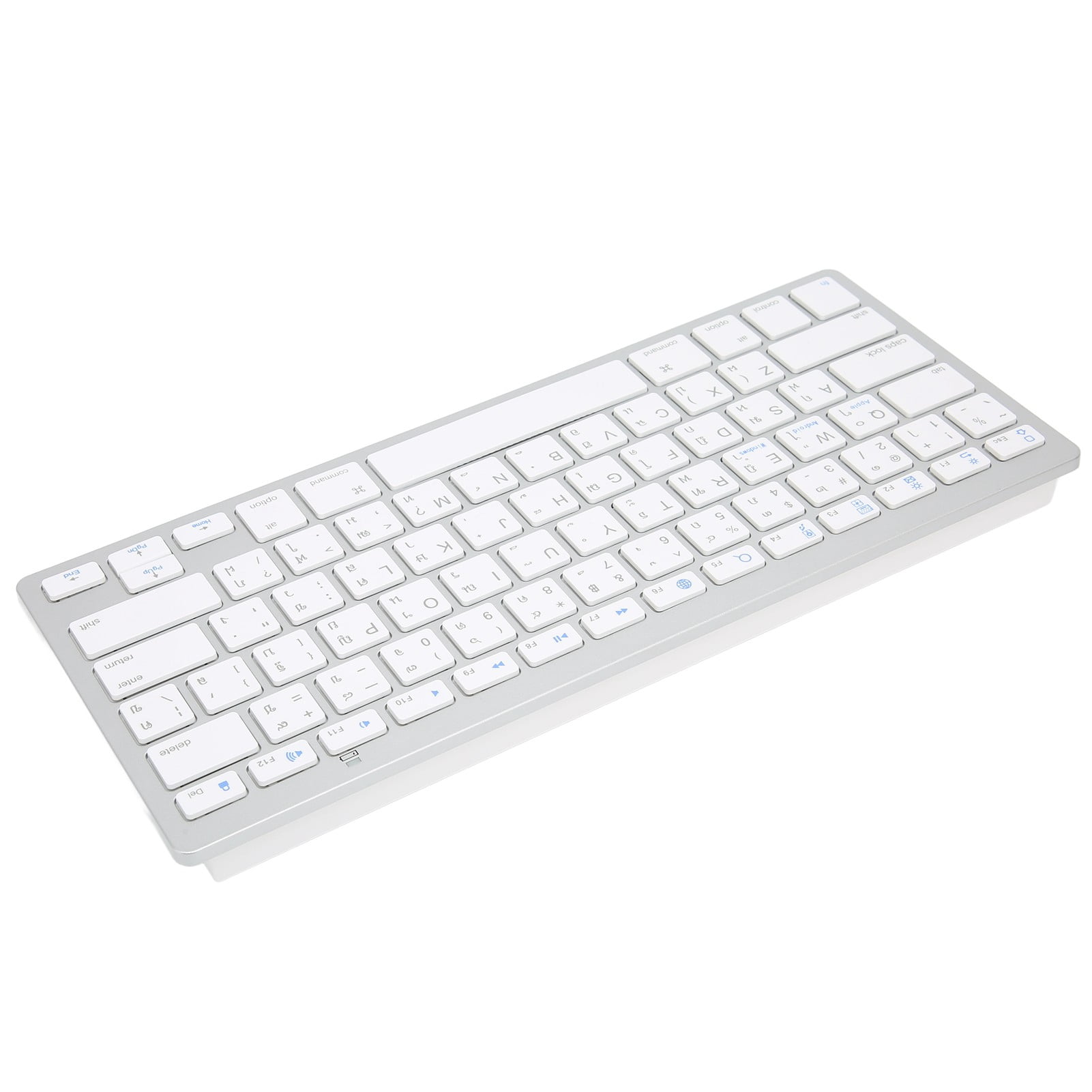 Ultra,Thin Wireless Keyboard, English Thai Layout, Easy Connect, X,Shape Keys For Comfortable ...