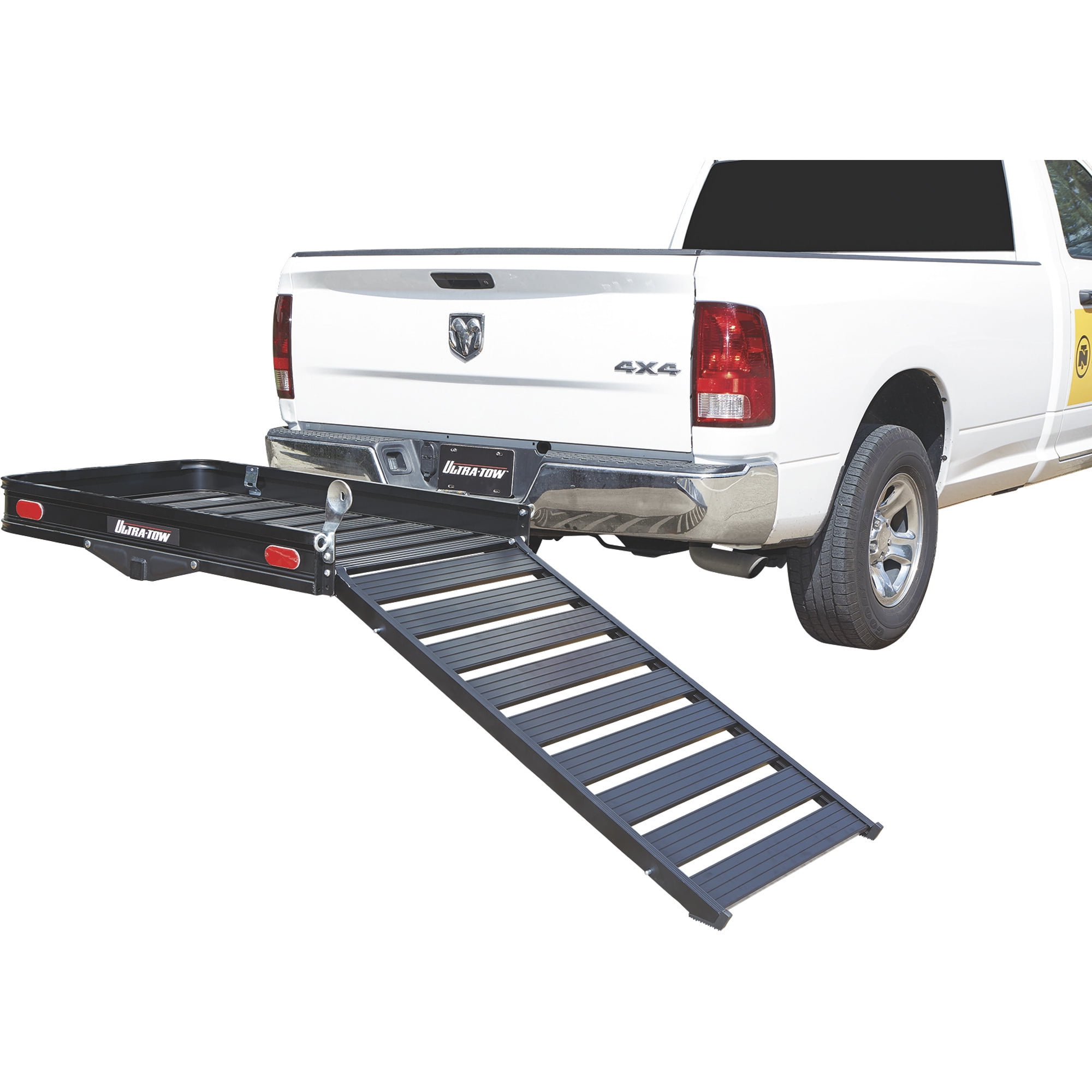 Ultra-Tow Aluminum Hitch Cargo Carrier with Ramp, 500-Lb. Capacity ...