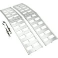 Ultra-Tow Bifold Arched Aluminum Motorcycle Ramp Set, 3000-Lb. Capacity ...