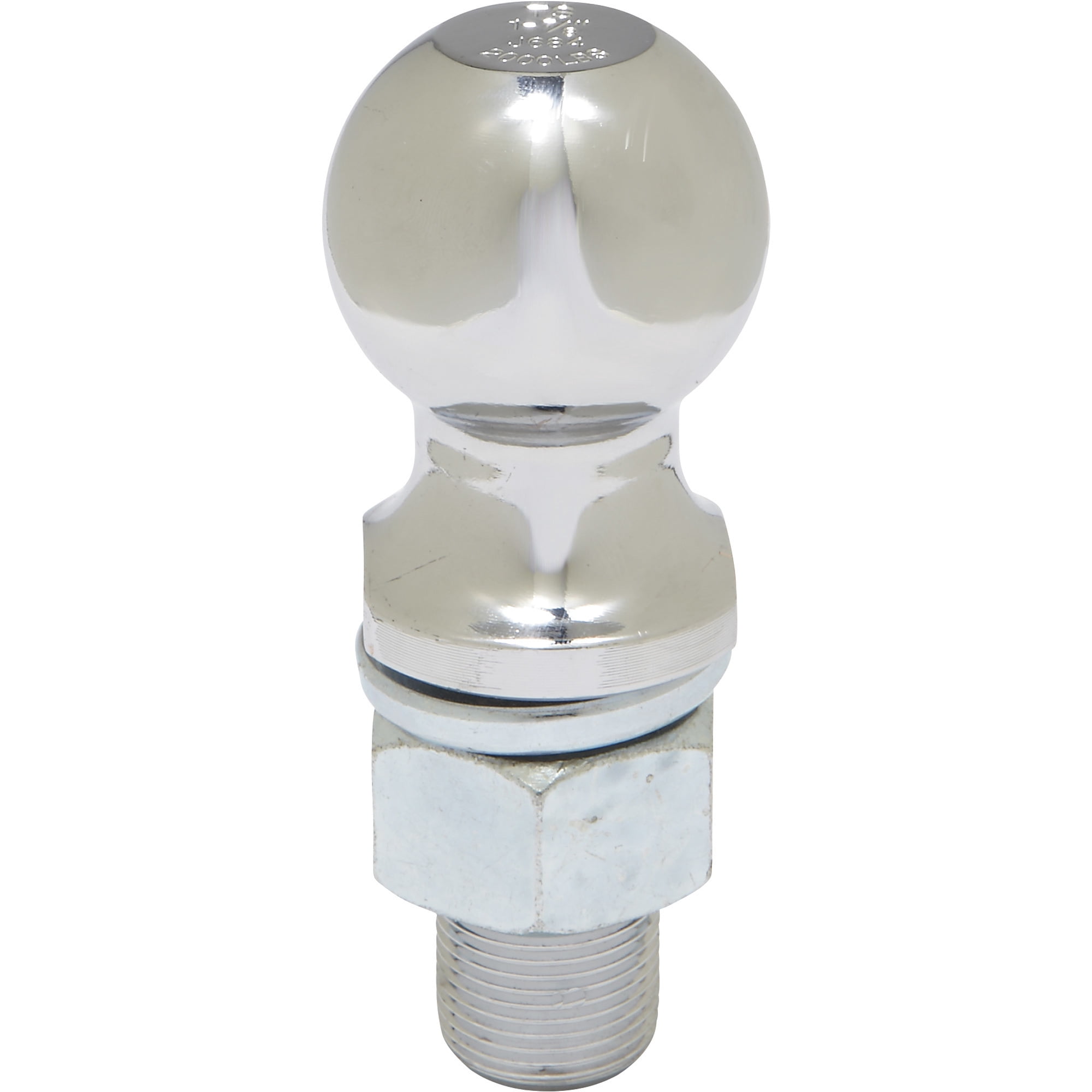 Ultra-Tow Chrome-Plated Hitch Ball, 1-7/8in. Ball, 1in. Dia. x 2-1/8in ...