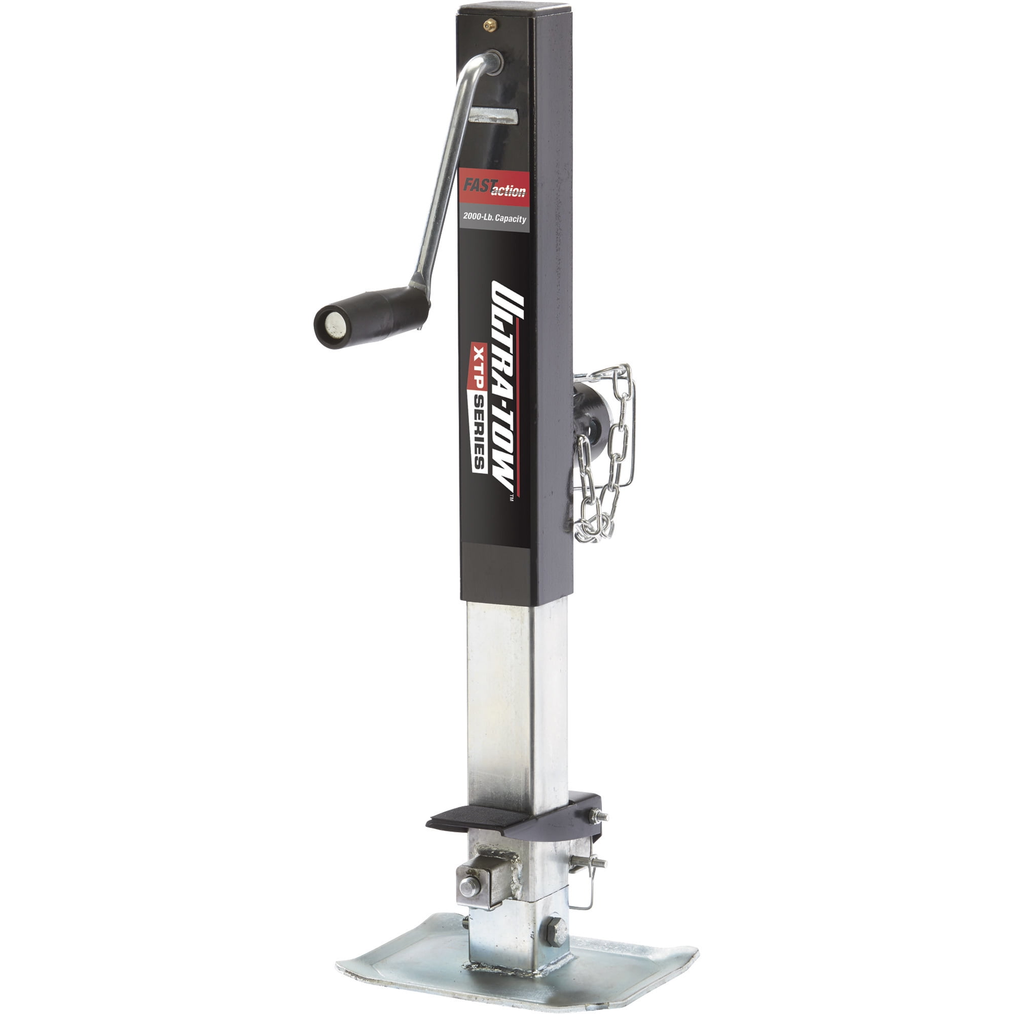 Ultra-Tow XTP Fast-Action Square Tube Trailer Jack, 2000-Lb., Sidewind ...