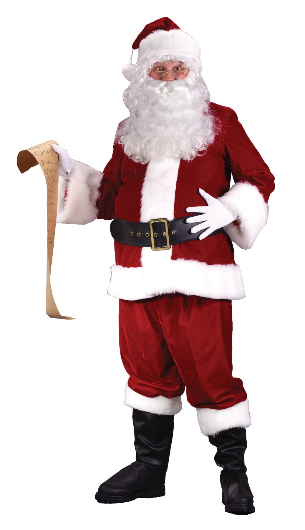 Ultra Velvet Christmas Santa Suit - Walmart.com