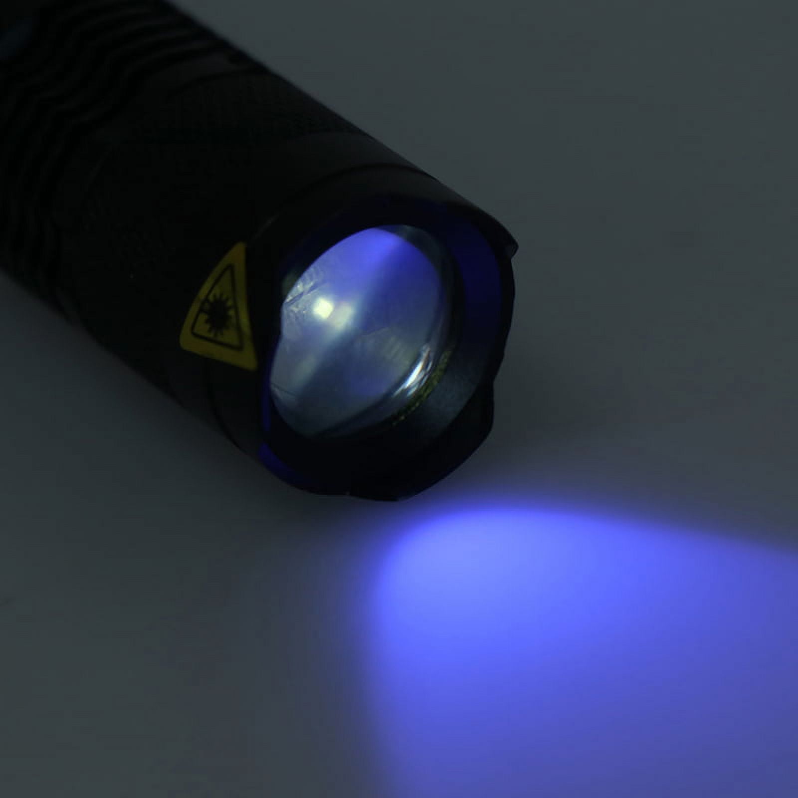 Ultra Violet LED Flashlight Light 365 nM Inspection Lamp Torch ...