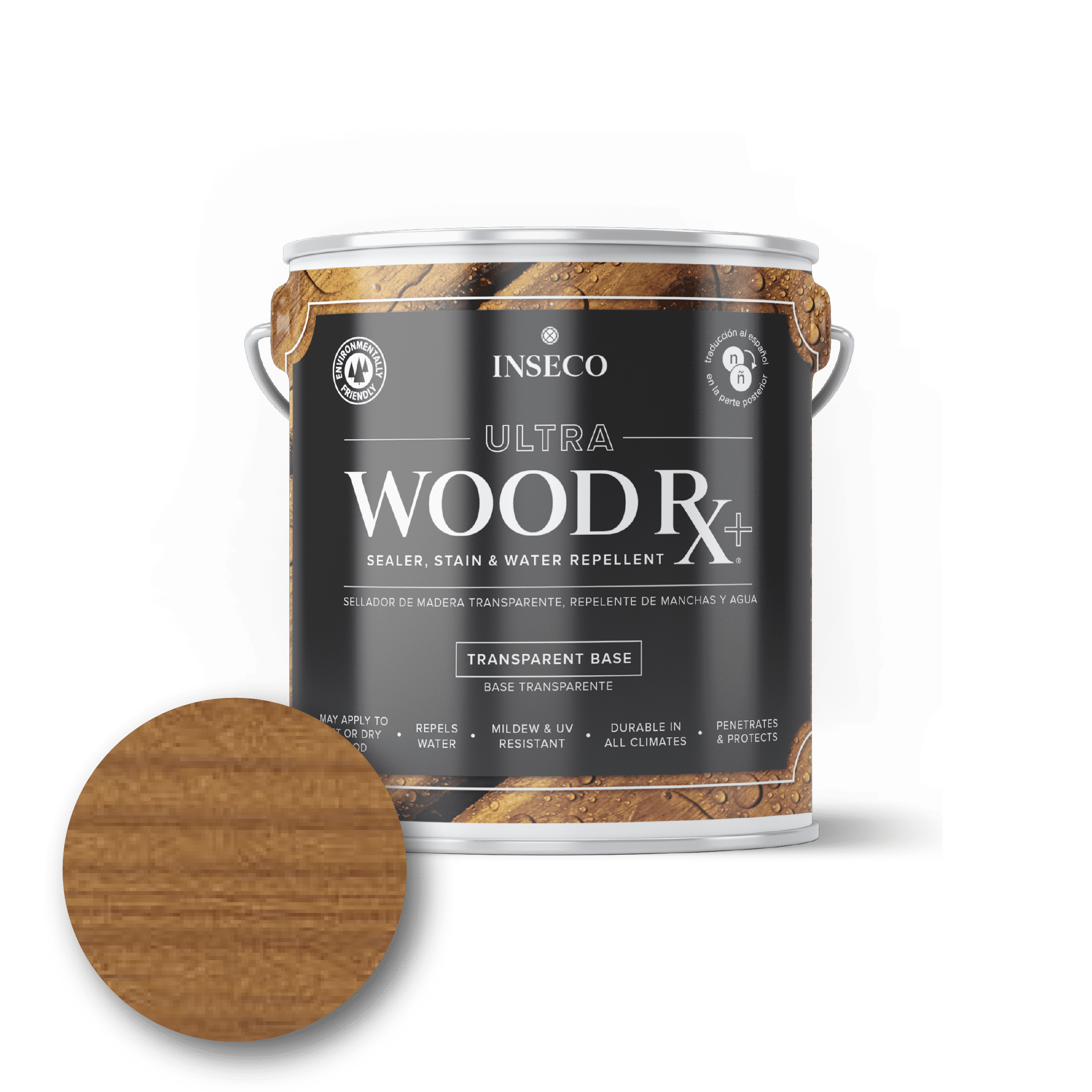 Ultra WOOD Rx + Transparent Natural Sealer, Stain & Water Repellent, 1 ...