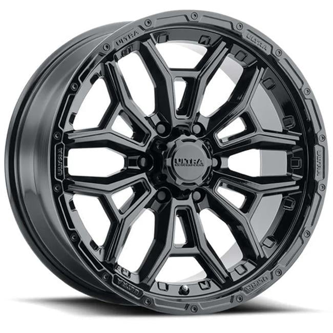 Ultra Wheel UWC126-7984BK-18 17 x 9 in. 6 x 5.5 Bolt Pattern Plus 18 ...