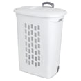 Ultra Wheeled Laundry Hamper with Lid, Handle and Wheels for Easy ...