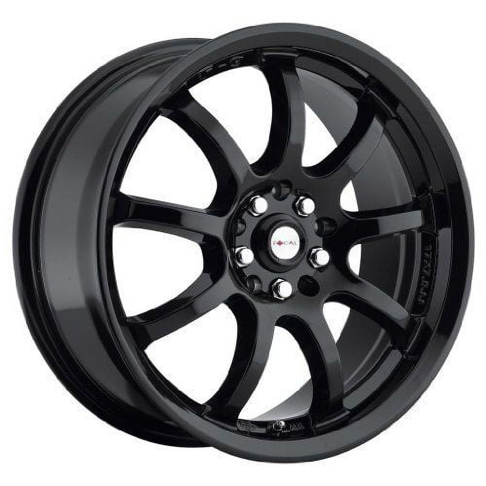 Focal 169BK F-9 Black Wheel (15x6.5"/5x100mm, +38 mm offset) - Walmart.com