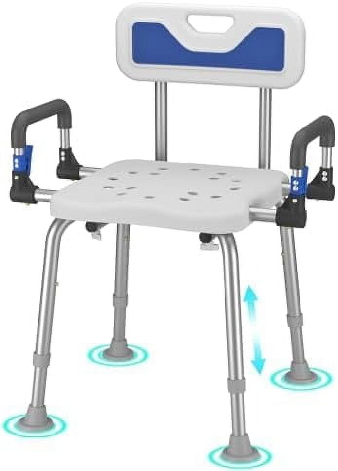 Ultra Wide Shower Chair with Armrests, Bath Bench, Bariatric Medical ...