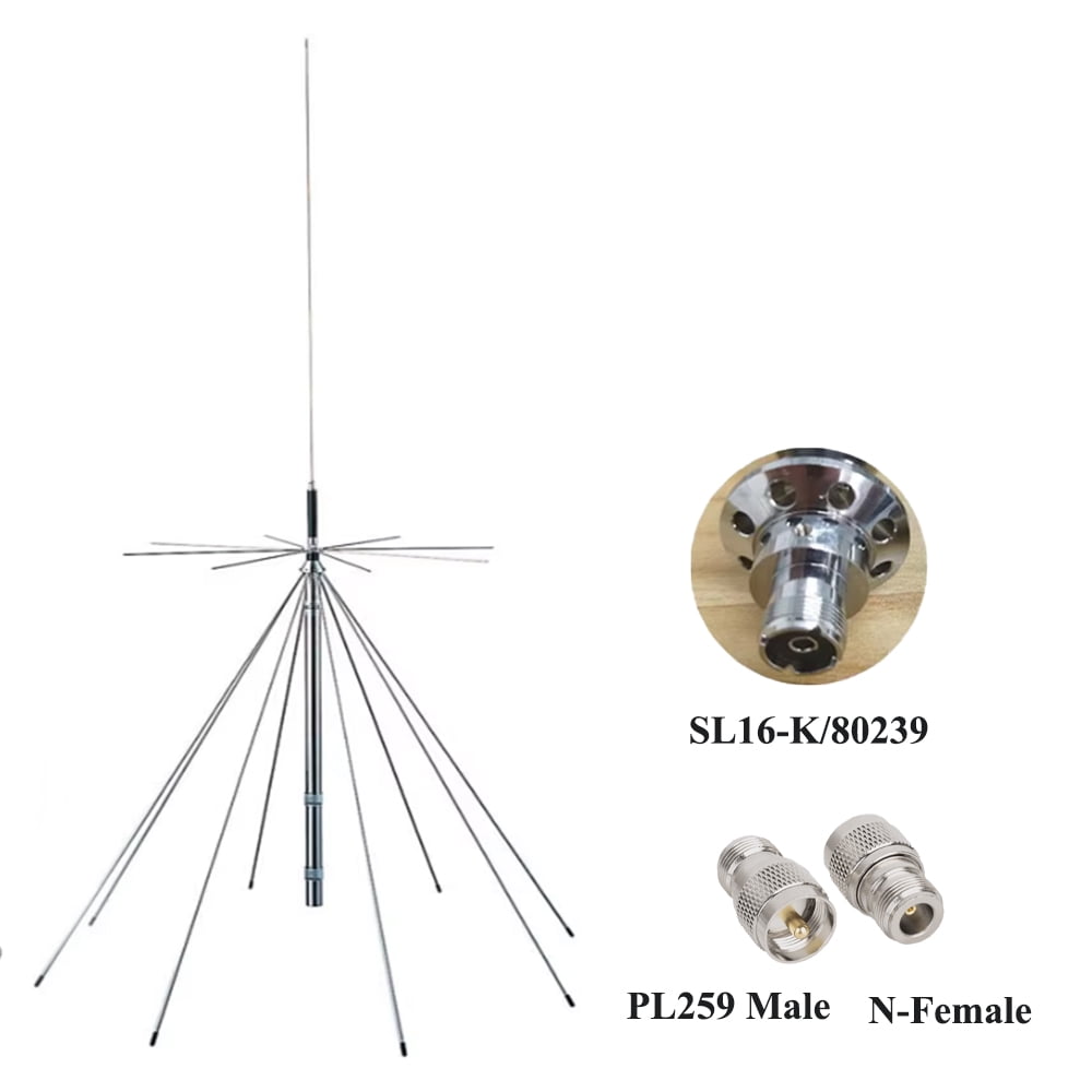 Ultra-Wideband Discone Antenna,25MHz-1300MHz, Multi-Frequency ...
