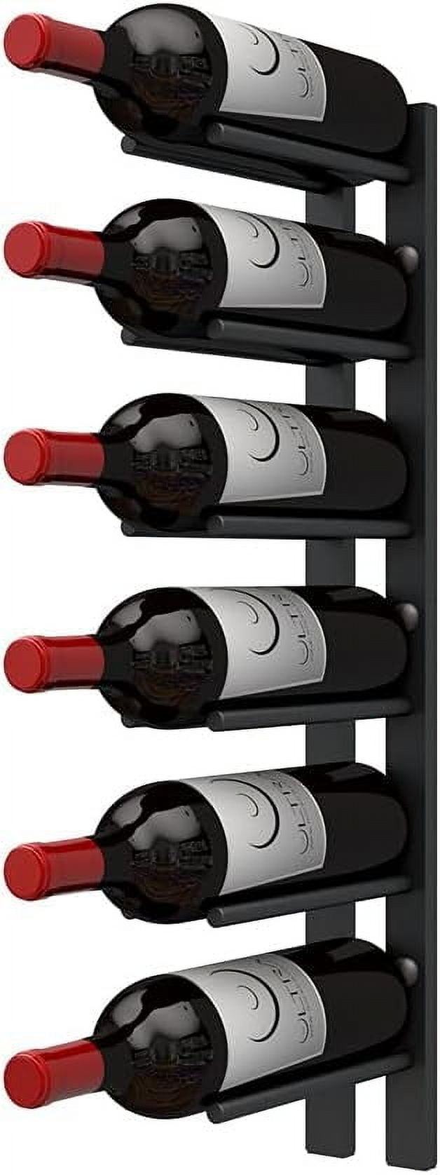 Ultra Wine Racks Cork Out Wall Mounted Wine Rack (2 Foot, Matte Black ...