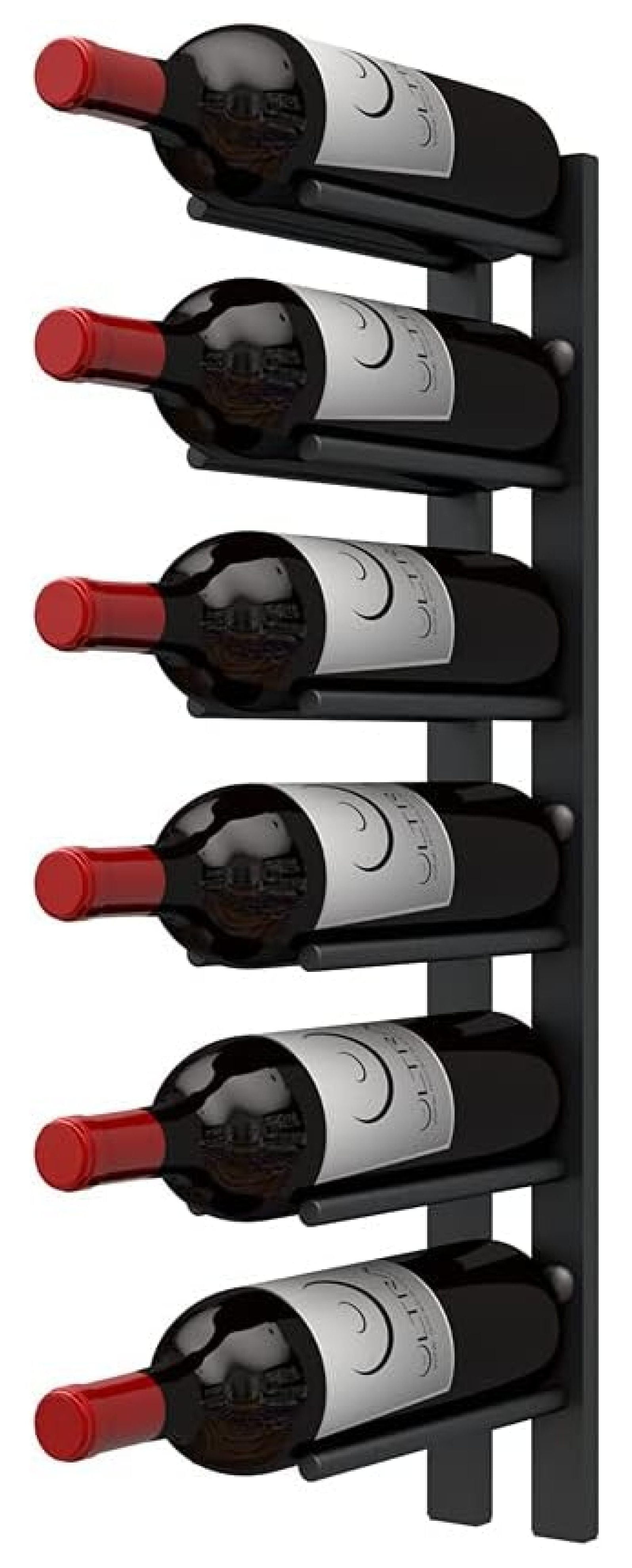 Ultra Wine Racks Cork Out Wall Mounted Wine Rack (2 Foot, Matte Black ...