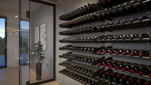 Ultra Wine Racks Showcase Cork Out Row - Black - Walmart.com
