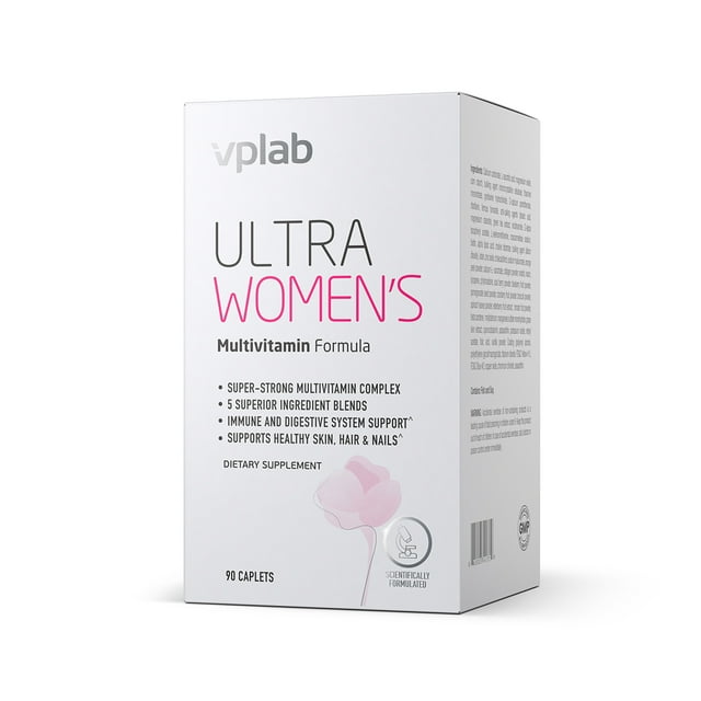 Ultra Women’s Multivitamin Formula, 90 Caplets, Vplab - Walmart.com