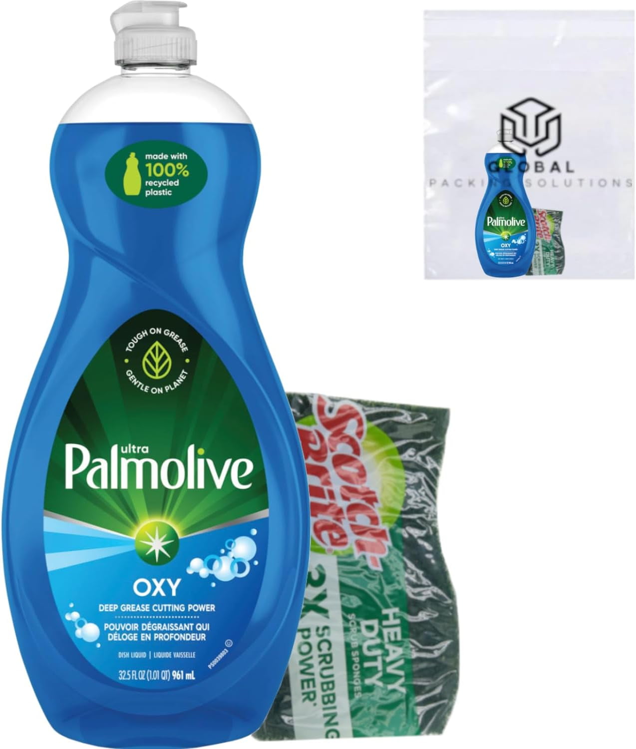 Ultra XIULIN Degreaser Dish Soap, 32.5 Fl OXIULIN, bundled with Heavy ...