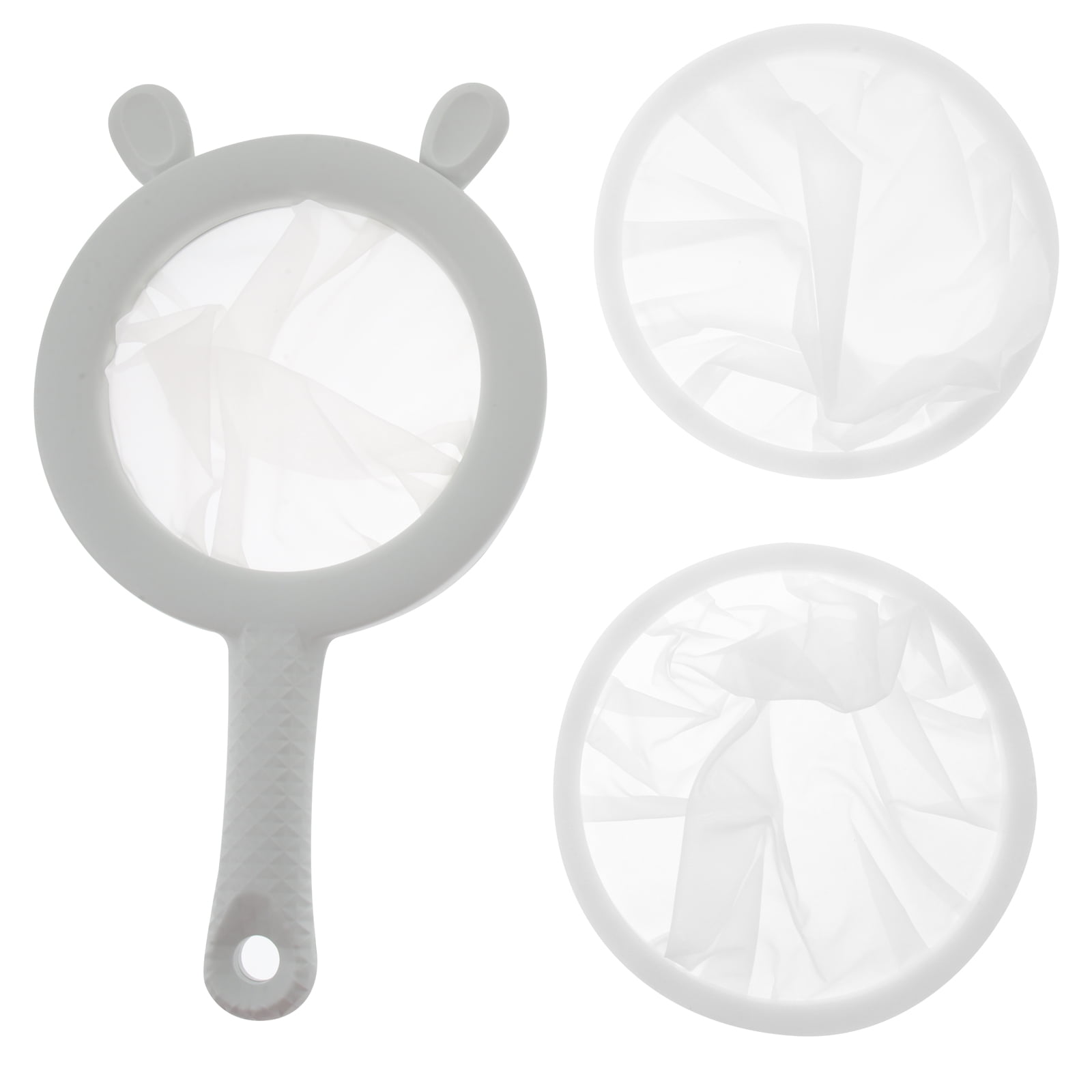 Ultra-Fine Plastic Mesh Strainer With Handle for Kitchen & Juice ...