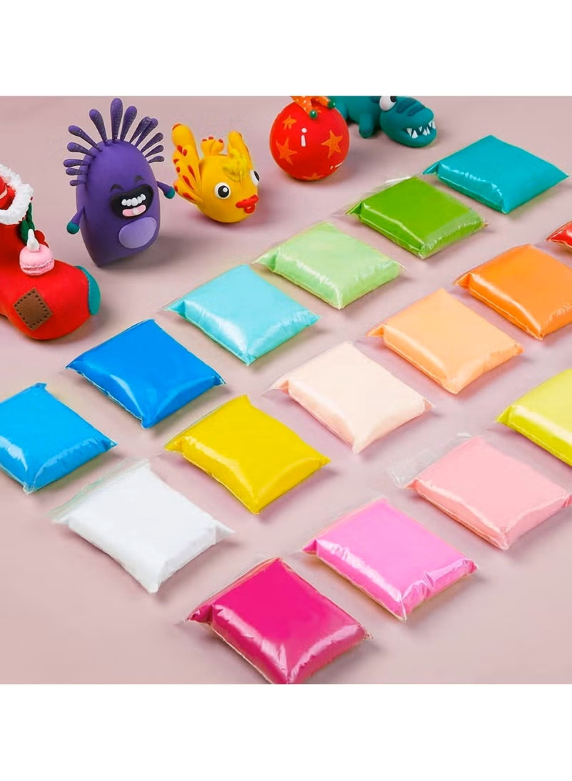 Ultra-light Clay 24 Colors Handcrafting Clay Space Color Clay ...
