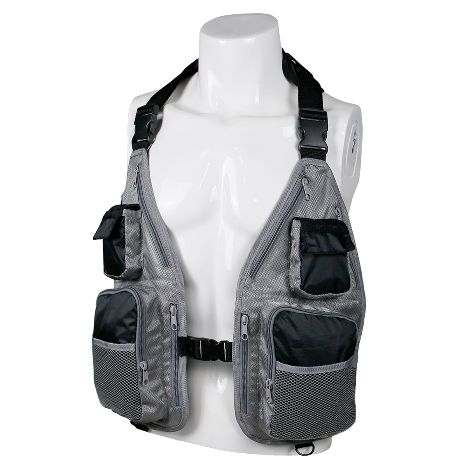 Universal Adult Fisherman's Vest: Ultra-light, Breathable & Adjustable ...