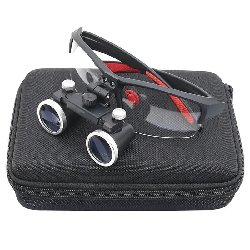 Ultra-light Optical Binocular Magnifying Glass 2.5X 3.5X 320-420mm Dental Loupes Professional ...