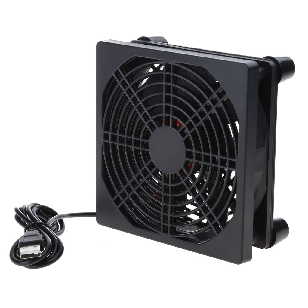 Ultra-quiet Router Fan Router TV Box Cooling Radiator Cooler Cooling ...