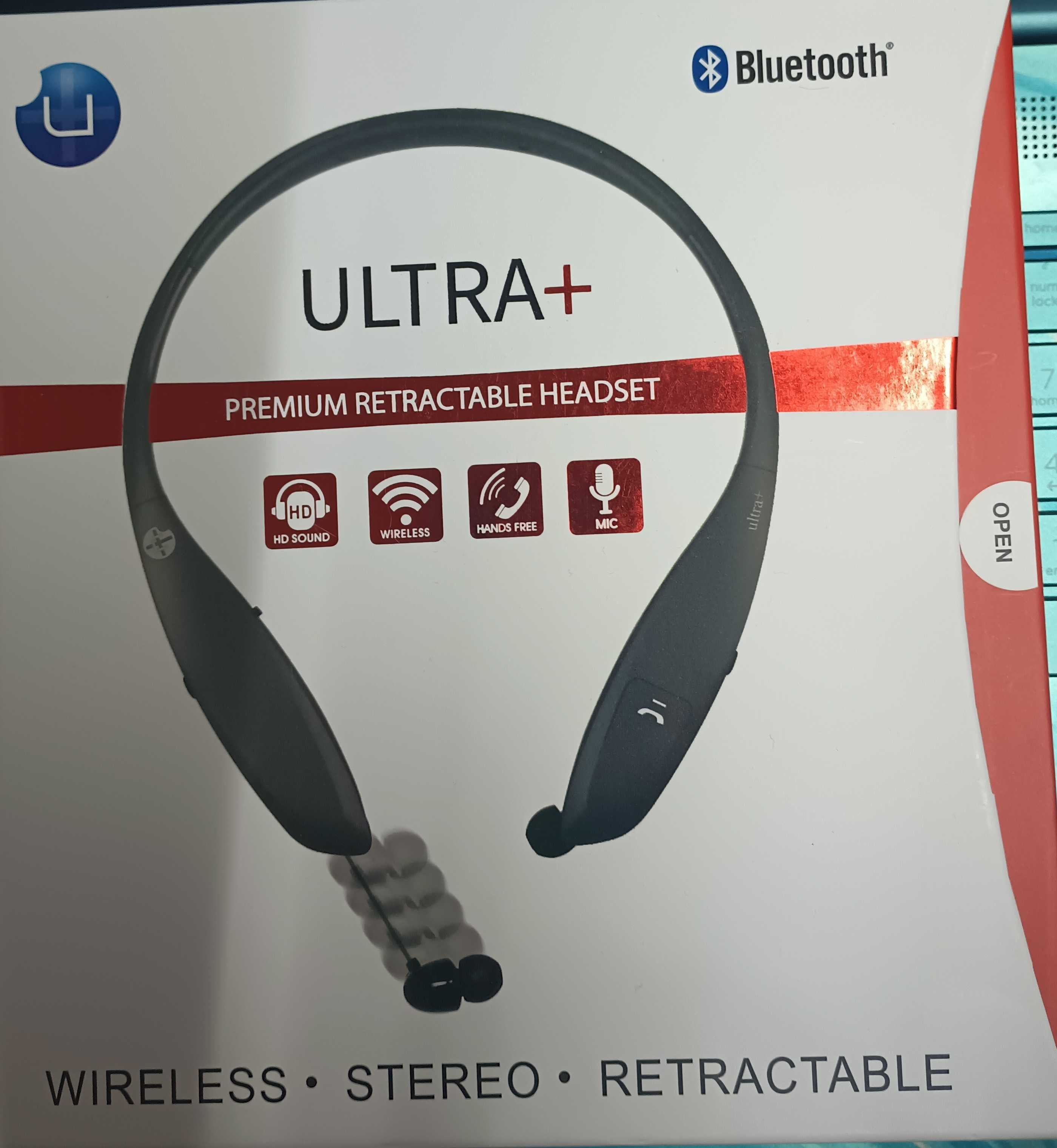 Ultra+ retractable Headset Wireless . Stereo. Retractable - Walmart.com