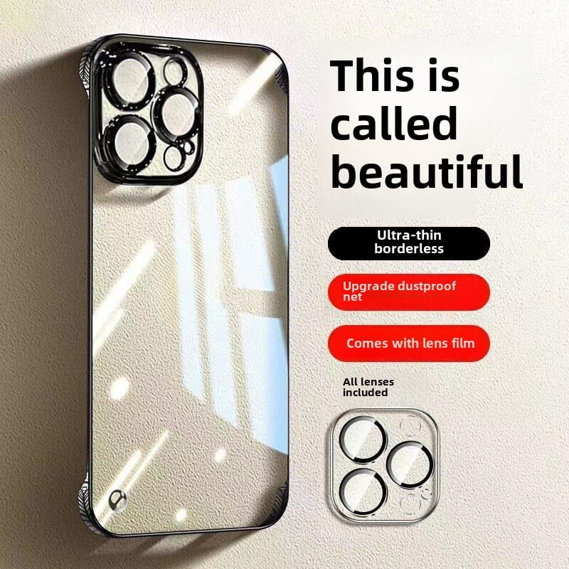 Ultra-thin Borderless Electroplating Hard Phone Case for iPhone 12 ...