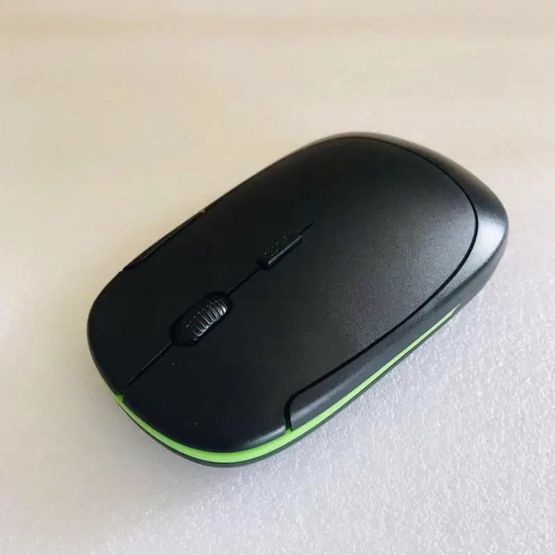 Ultra-thin Mouse 2.4Ghz Mini Wireless Optical Gaming Mouse Mice& USB ...