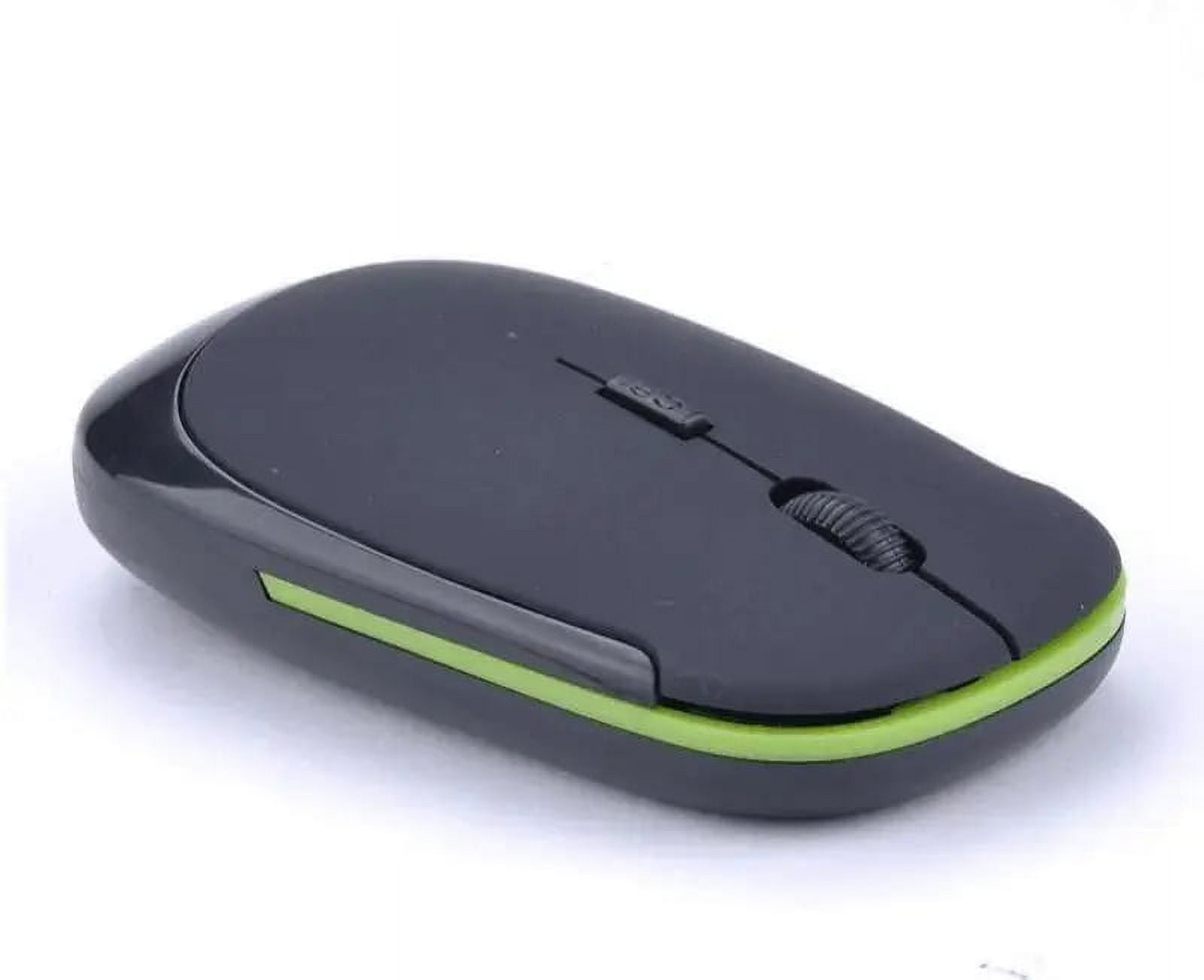 Ultra-thin Mouse 2.4Ghz Mini Wireless Optical Gaming Mouse Mice& USB ...
