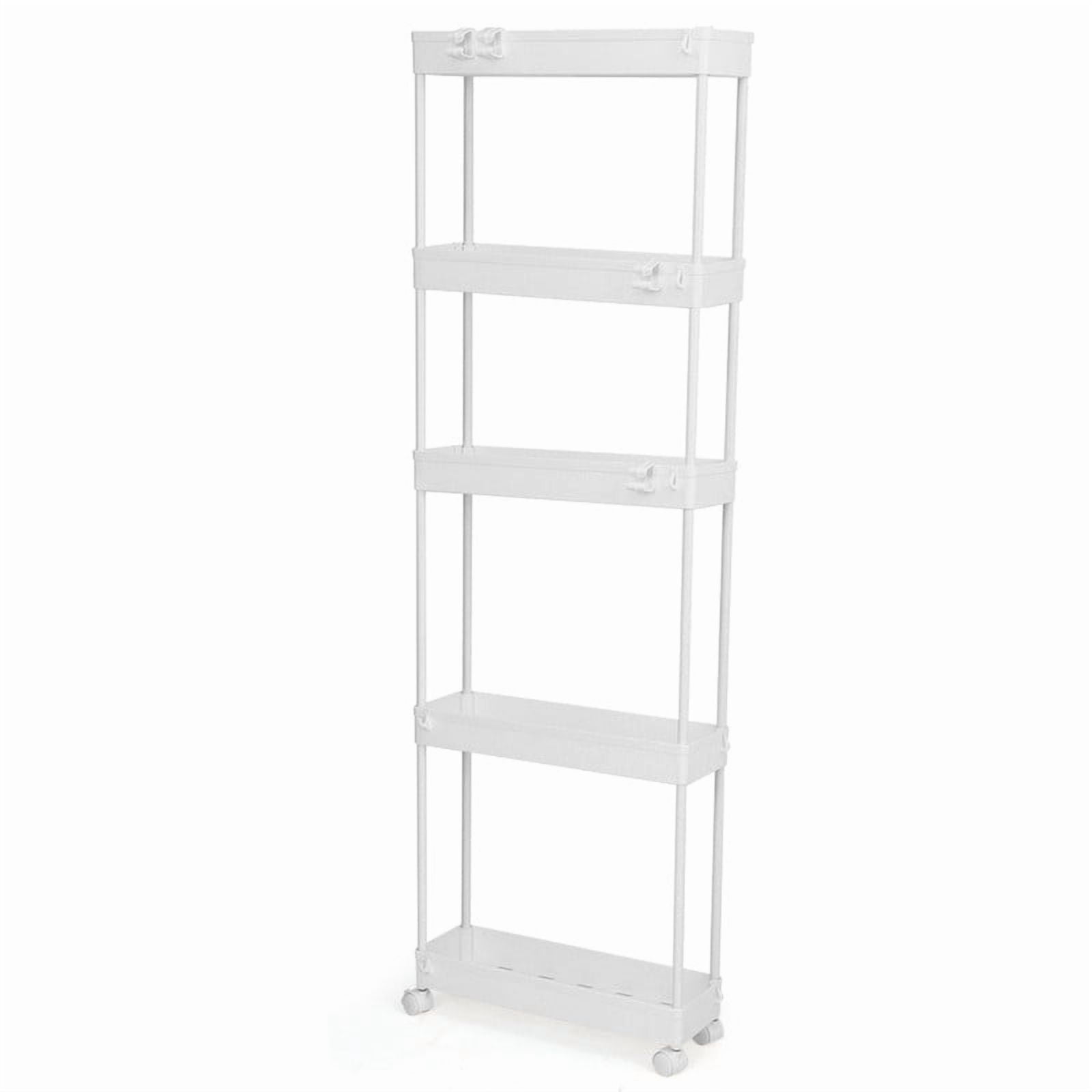 Ultra-thin Rolling 5-tier Storage Vehicle,Easy to Install & Durable ...