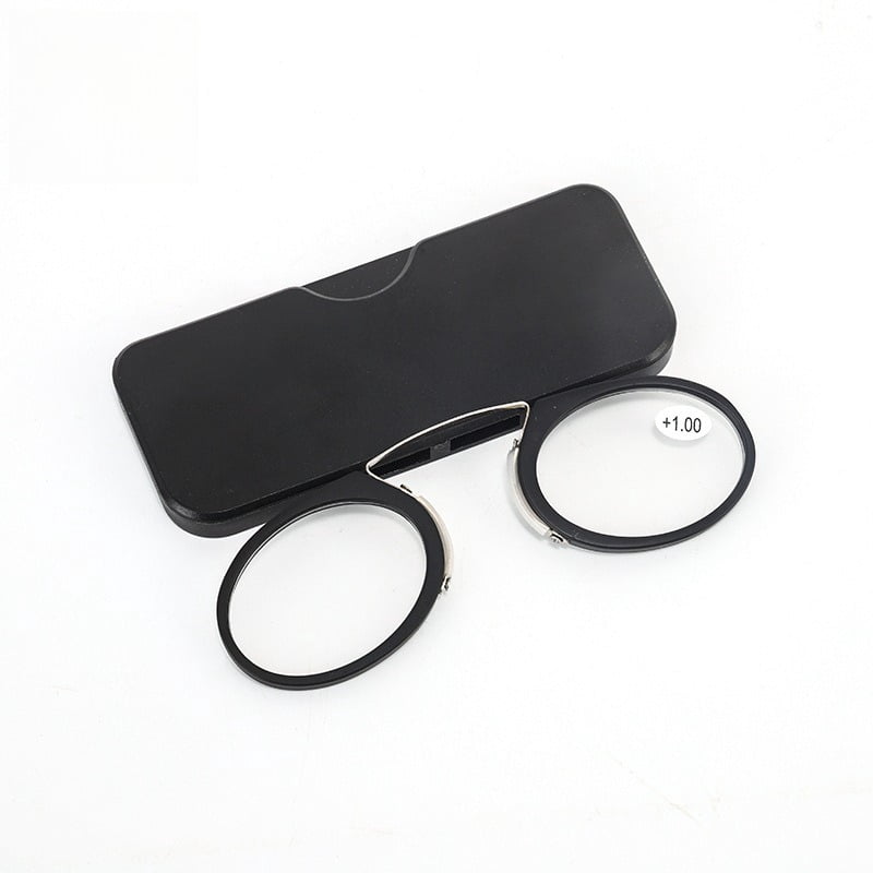 Ultra thin card style nose clip reading glasses, portable and can be ...