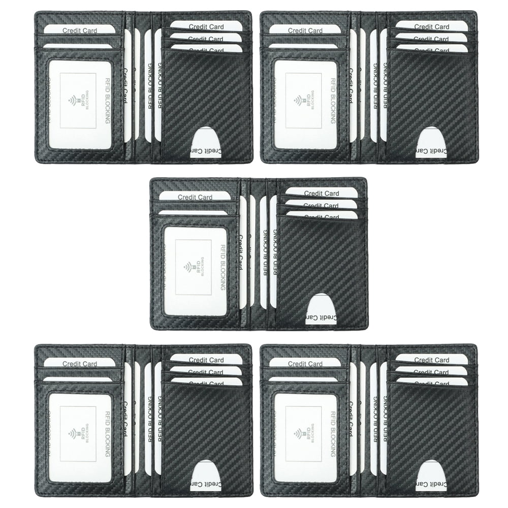 Ultra thin wallet - the simplest double fold front pocket wallet with ...