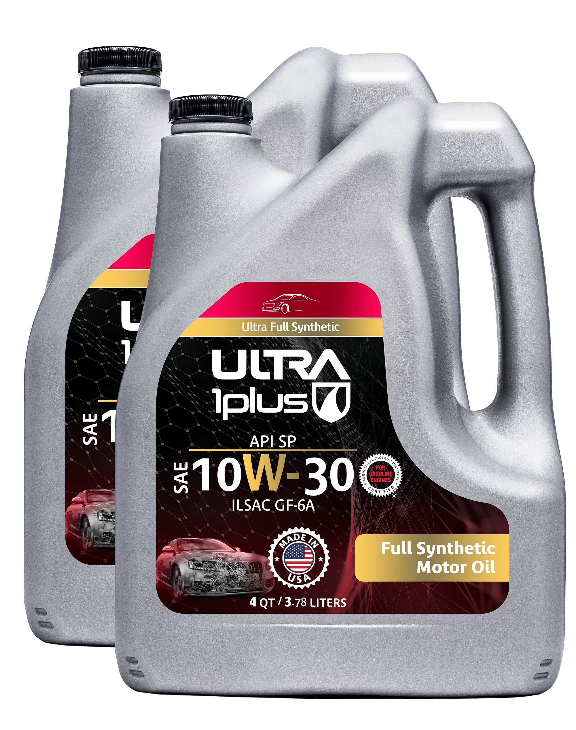 Ultra1Plus™ 10W-30 Full Synthetic Motor Oil SP ILSAC GF-6A - Walmart.com