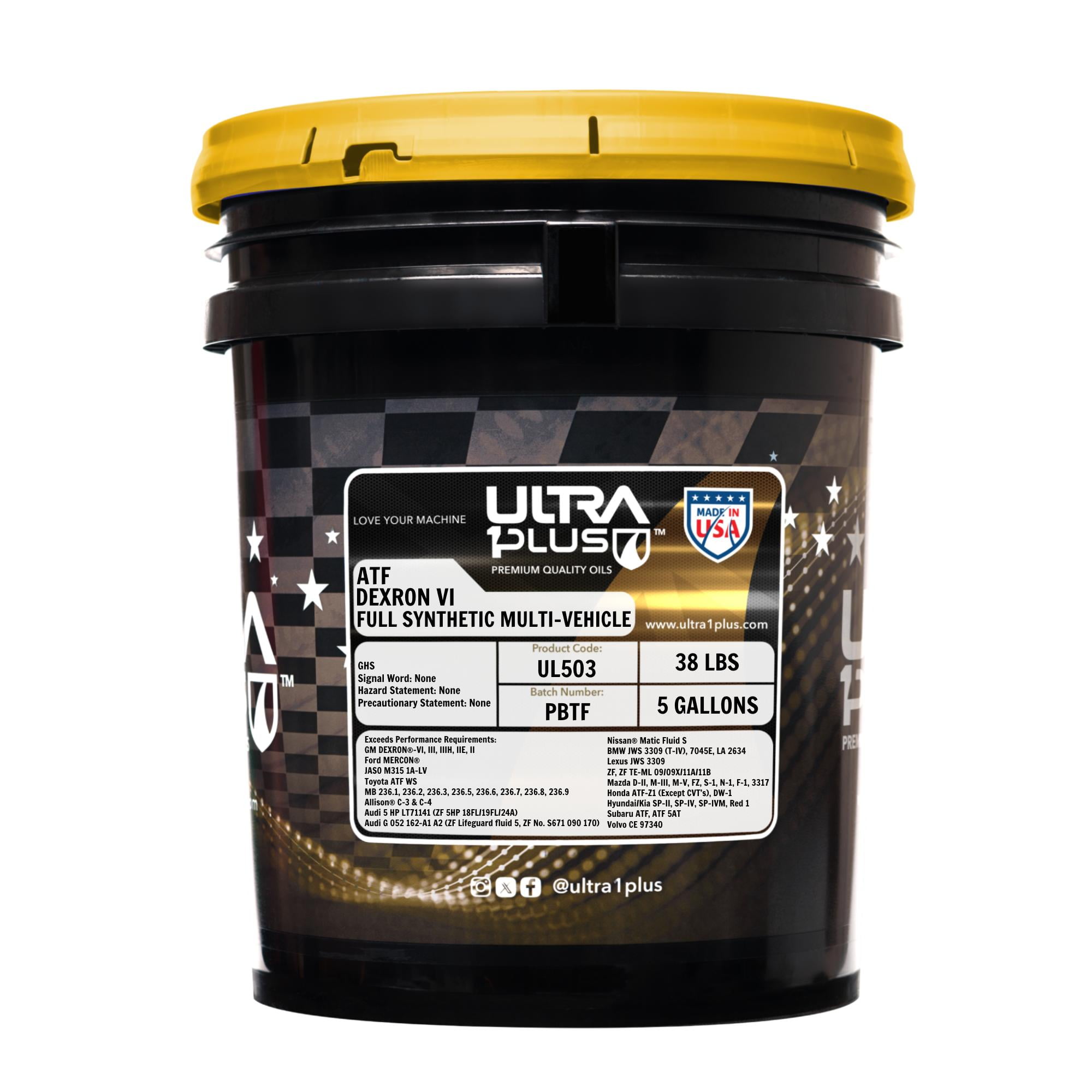 Ultra1Plus™ Full Synthetic ATF Dexron VI - Automatic Transmission Oil ...