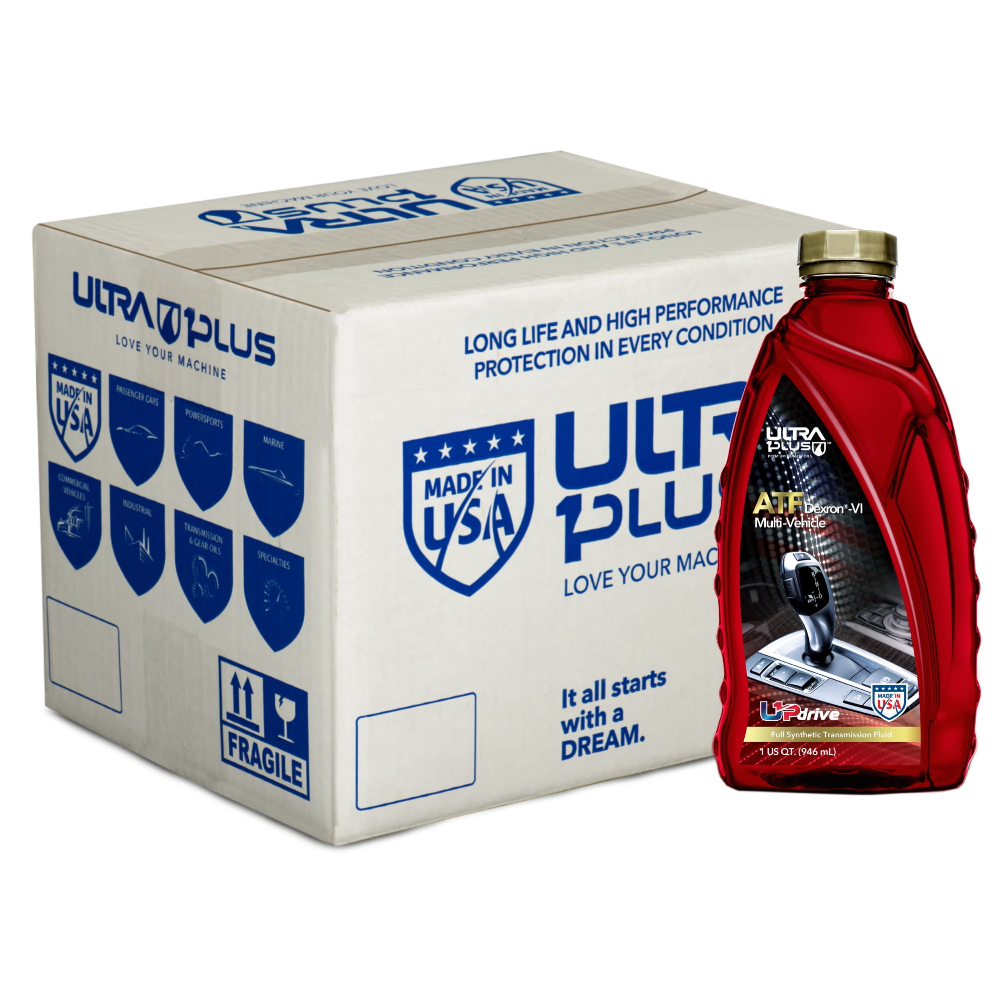 Ultra1Plus Full Synthetic ATF Dexron VI Multi-Vehicle - Walmart.com
