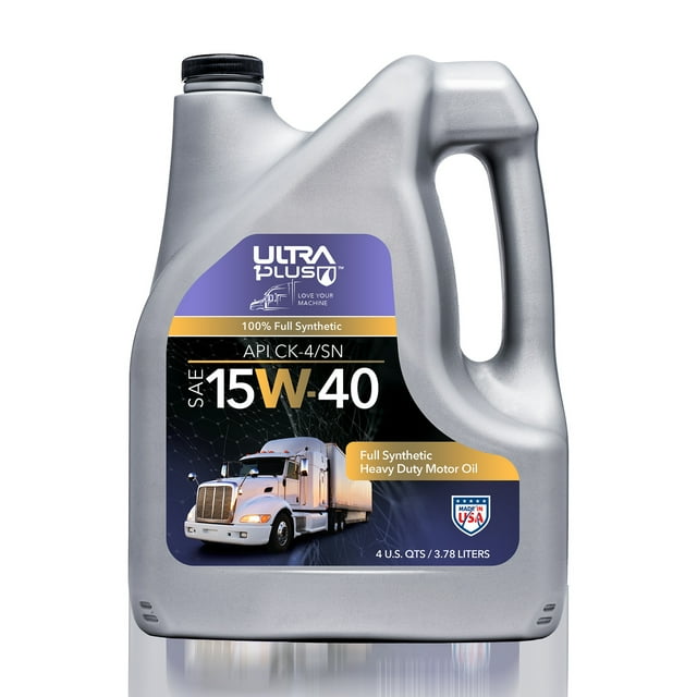 Ultra1Plus Heavy Duty Full Synthetic Diesel SAE 15W-40 Motor Oil, 1 Gal ...