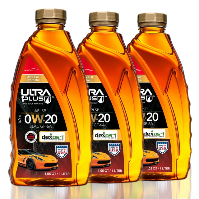 Ultra1Plus™ SAE 0W-20 Full Synthetic Motor Oil, API SP, ILSAC GF-6A, dexos1™ Gen3 Approved ...