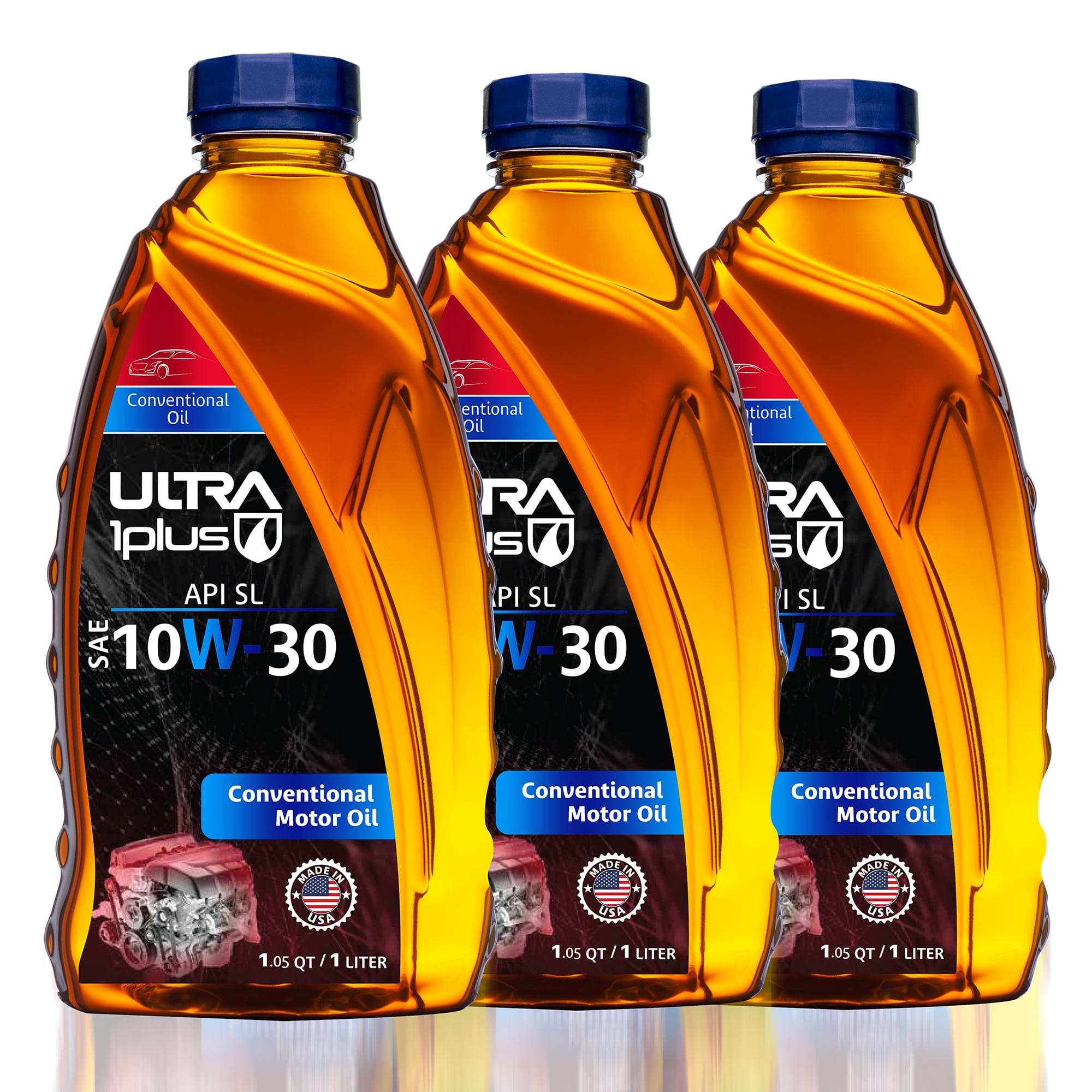 Ultra1Plus SAE 10W-30 Conventional Motor Oil API SL - Walmart.com