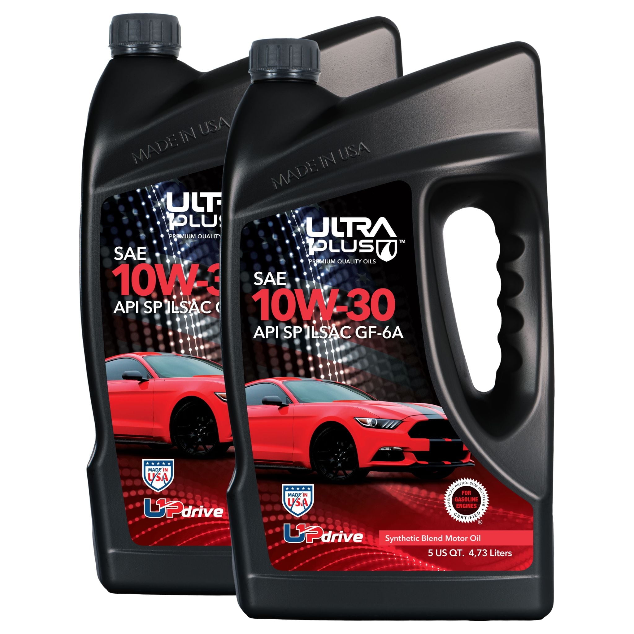 Ultra1Plus SAE 10W-30 Synthetic Blend Motor Oil, API SP ILSAC GF-6A - JUG (5 QTS) - Walmart.com