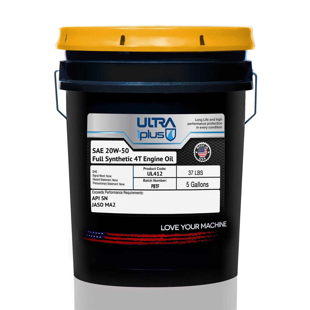 Ultra1Plus Heavy Duty SAE 20W-50 Full Synthetic 4T Motor Oil, API SN ...
