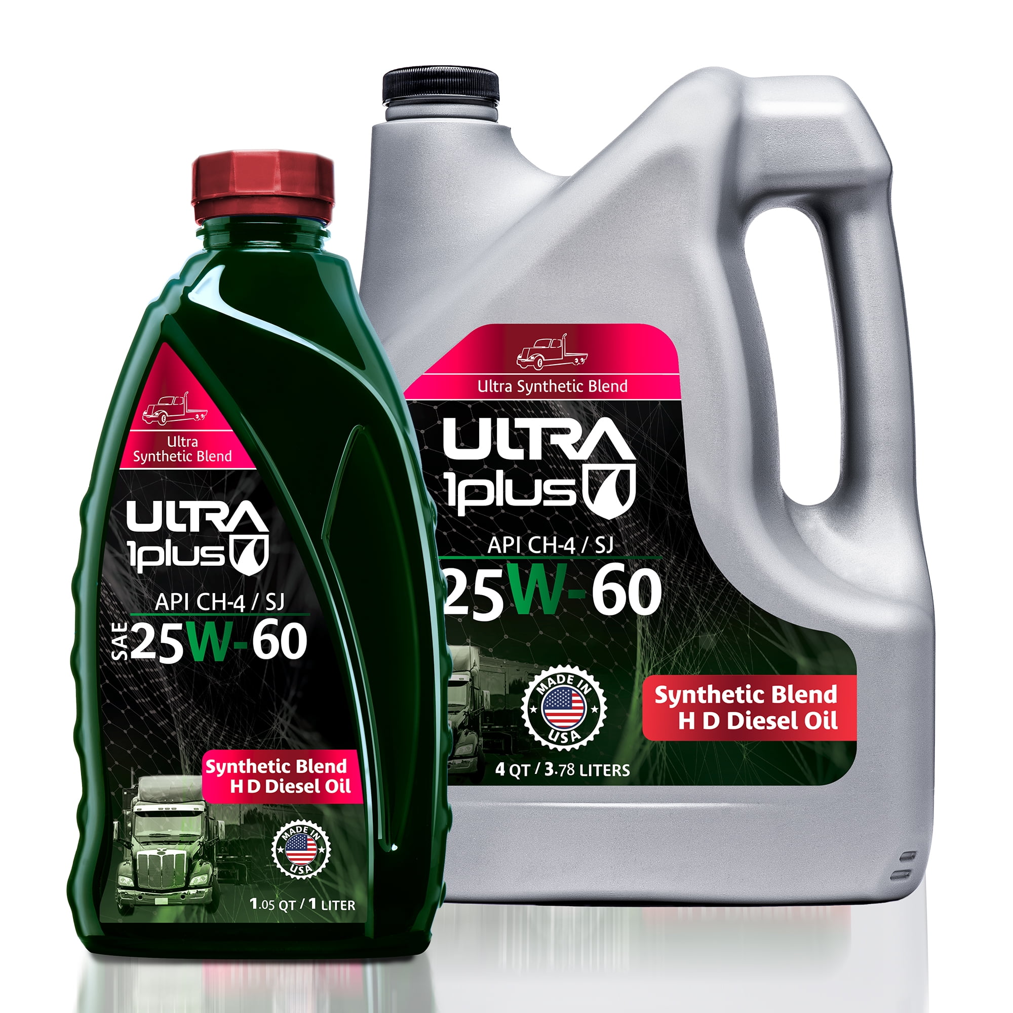 Ultra1Plus™ SAE 25W-60 Synthetic Blend Motor Oil API CH-4/SJ | Pack of ...