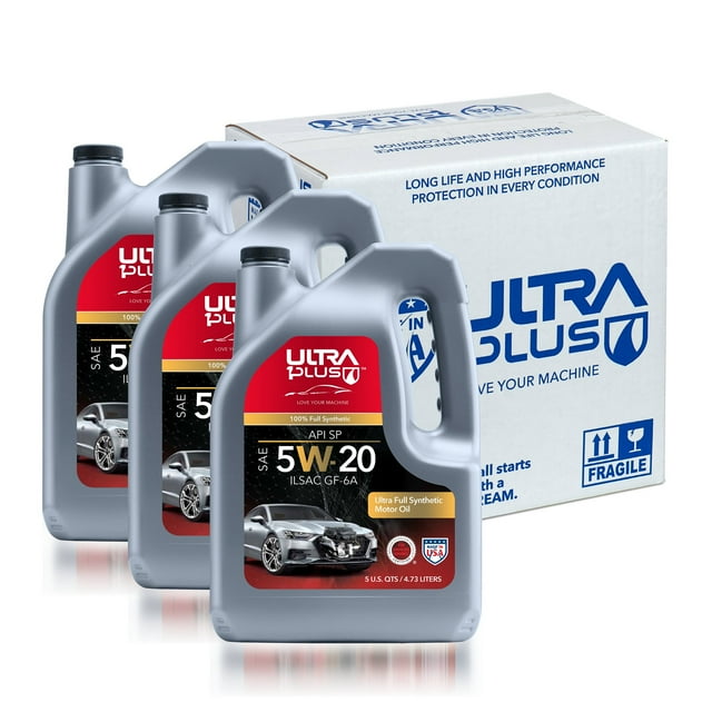 Ultra1Plus SAE 5W-20 Full Synthetic Motor Oil, API SP, ILSAC GF-6A ...