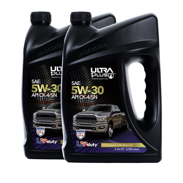 Ultra1Plus SAE 5W-30 Full Synthetic Heavy-Duty Motor Oil, API CK-4/SN ...